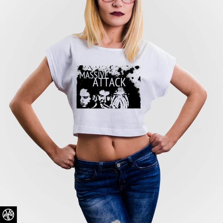 Massive Attack Crop Top majica