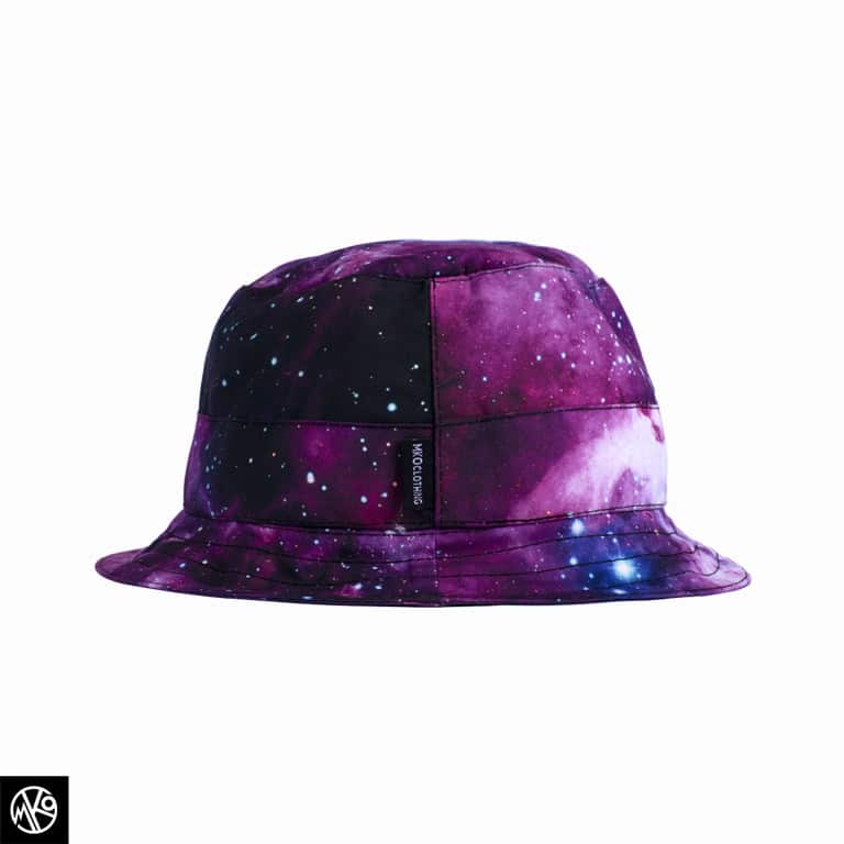 Purple Space bucket hat