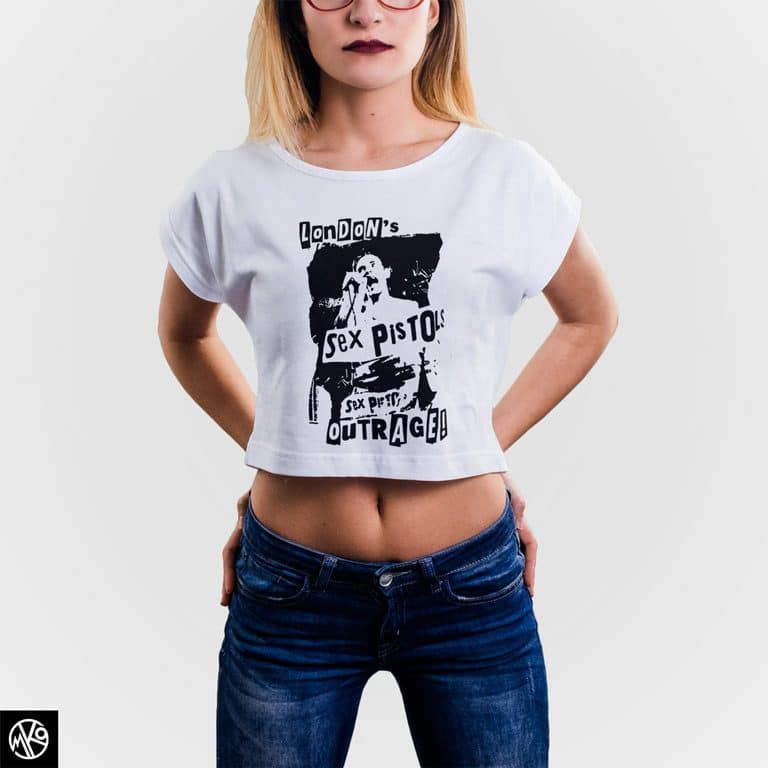 Sex Pistols Poster Crop Top majica