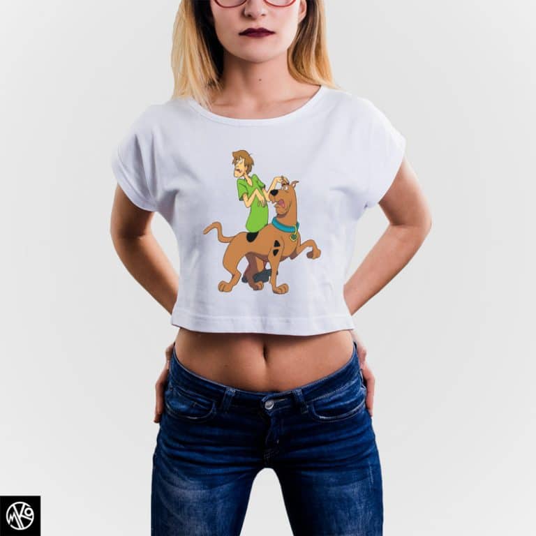 Shaggy And Scooby Crop Top majica