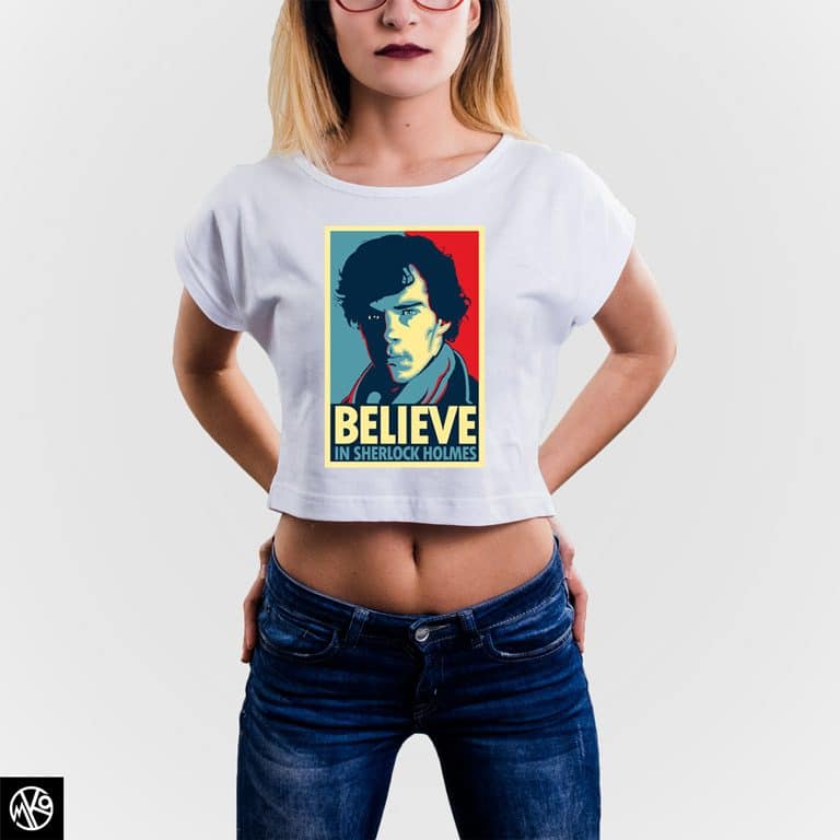 Sherlock Holms Crop Top majica