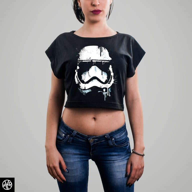 Storm Trooper Fleka Crop Top majica