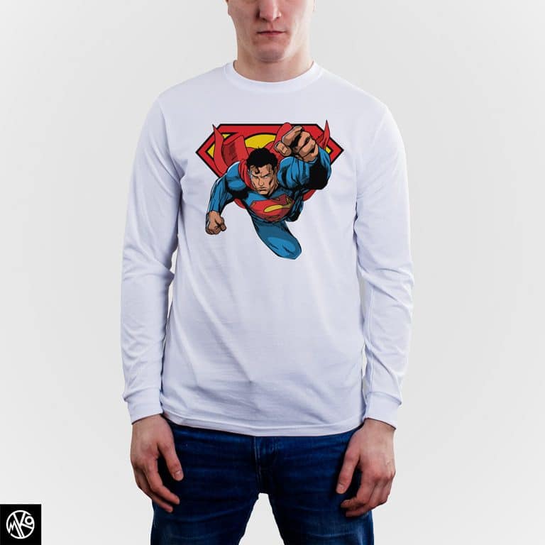 Superman Comic majica dugi rukav