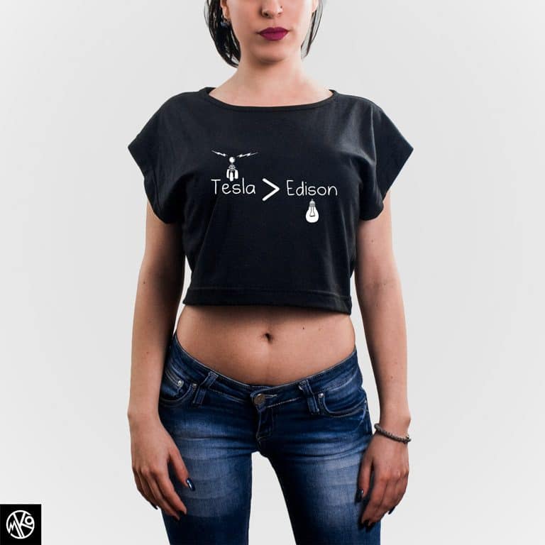 Tesla Edison Crop Top majica