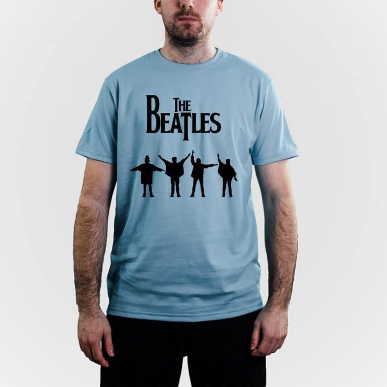 The Beatles Black White majica