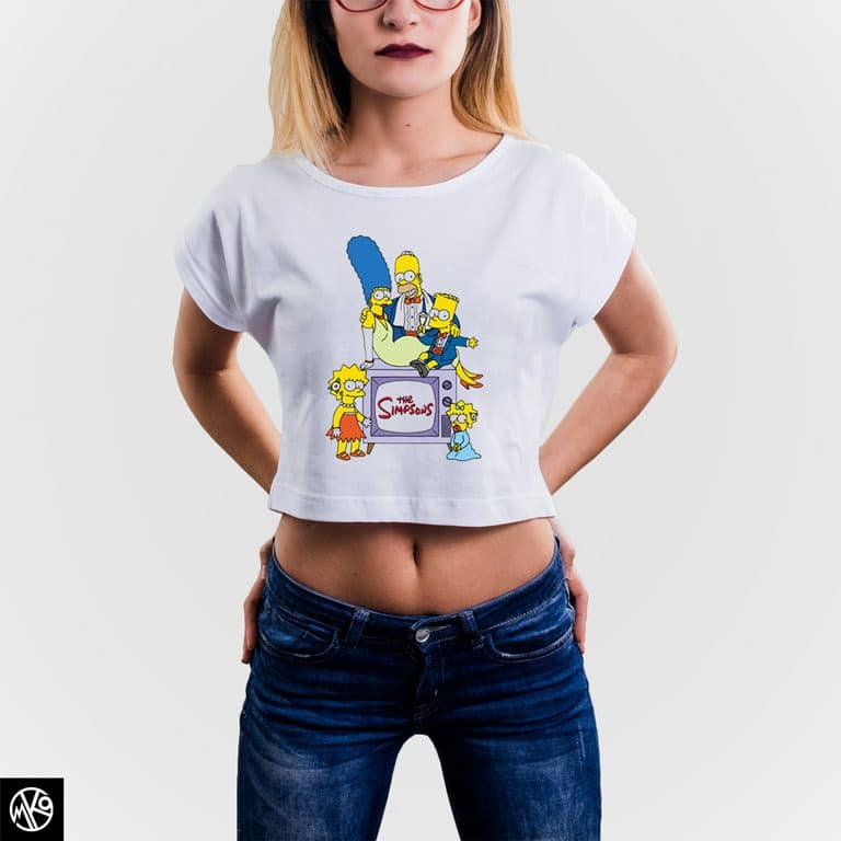 The Simpsons Family Crop Top majica