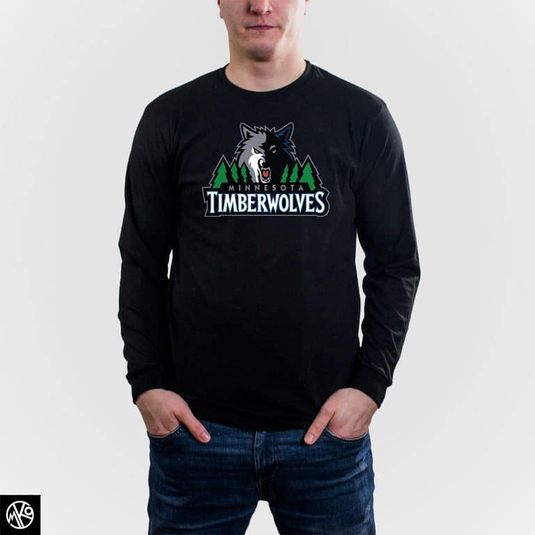 Timberwolves Logo majica dugi rukav