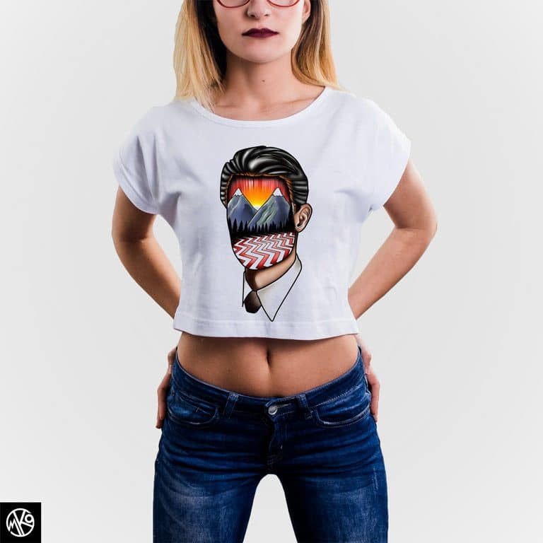 Twin Peaks Agent Cooper Crop Top majica