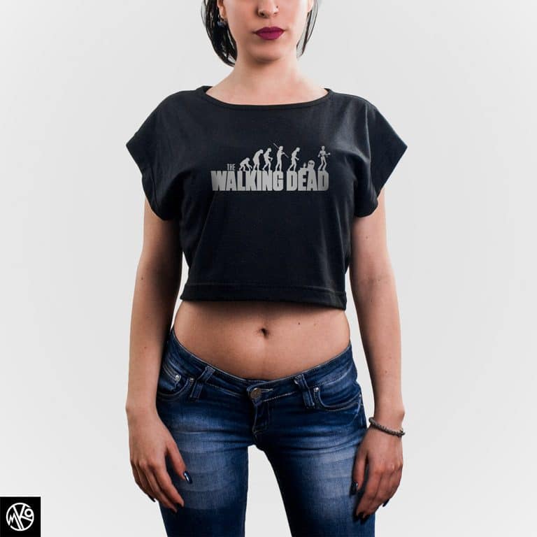 Walking Dead Zombie Crop Top majica