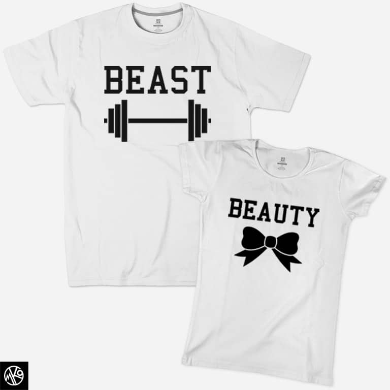 Beast and Beauty komplet majica