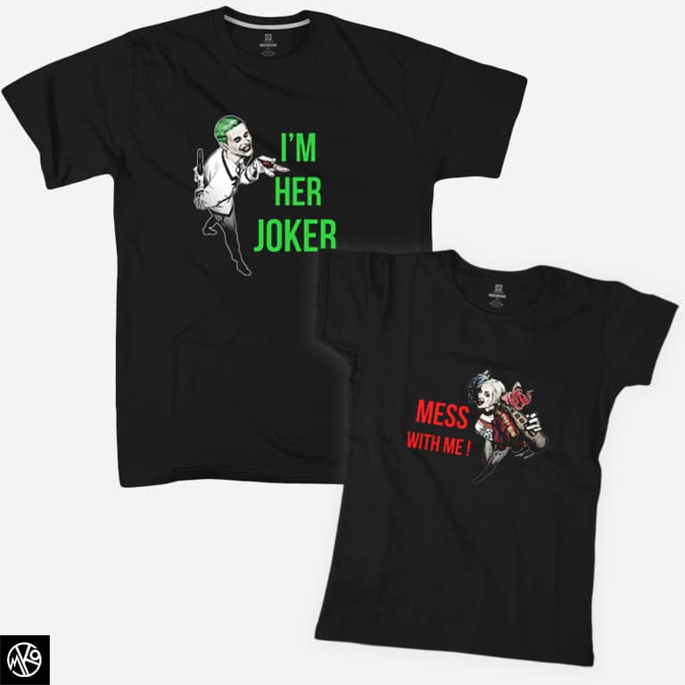 Joker And Harley komplet majica