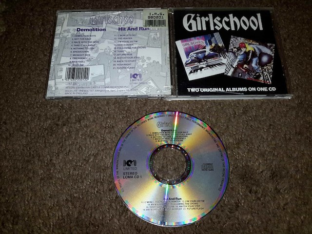 Girlschool - Demolition / Hit and run , ORIGINAL