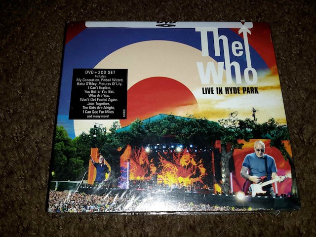 The Who - Live in Hyde Park 2CDa + DVD , U CELOFANU