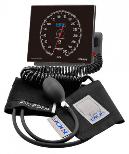 MDF® Veritus™ Clinical Desk & Wall Sphygmomanometer with Lg Adult, Adult & Pediatric Sized Cuff (MDF840D)
