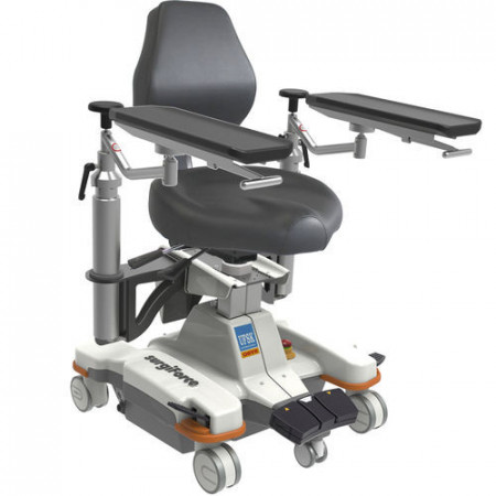 Mobile surgeon's chair / height-adjustable surgiForce light