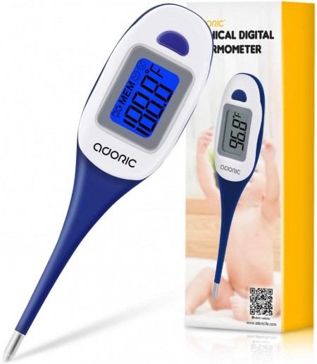 Adoric Digital Medical Thermometer - Rectal and Oral Thermometer