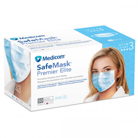 Stomatoloske maske za ordinacije, Stomatologija, SafeMask Premier Elite Blue