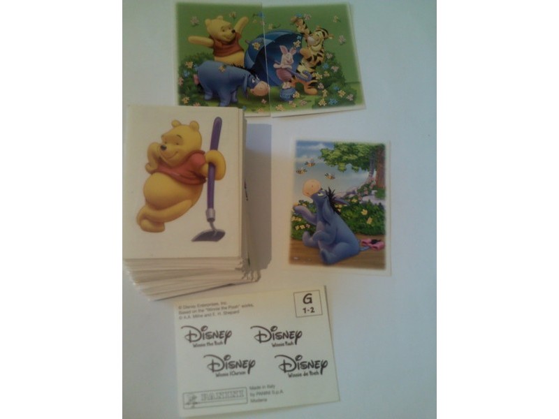 DISNEY WINNIE THE POOH-PANINI Sličice na komad