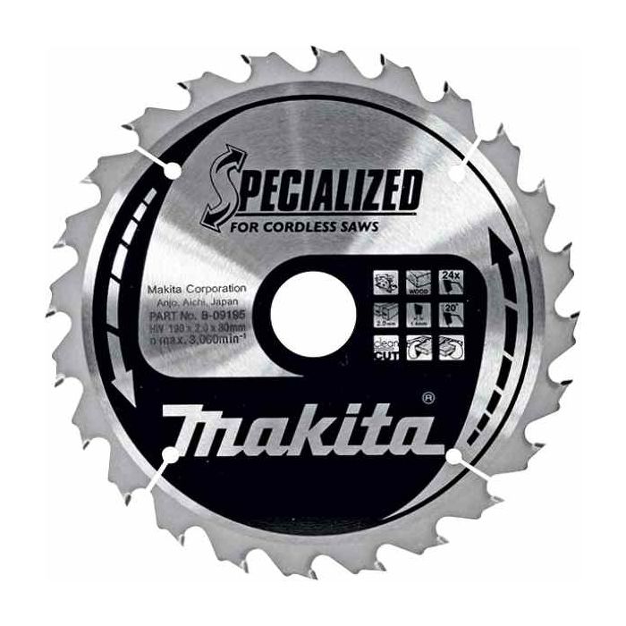 Makita list testere za drvo 190/40z/30 Specialized