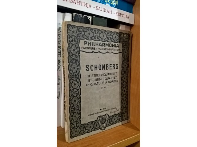Schonberg - partituren