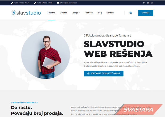 Slav Studio - Izrada web sajta za preduzeća