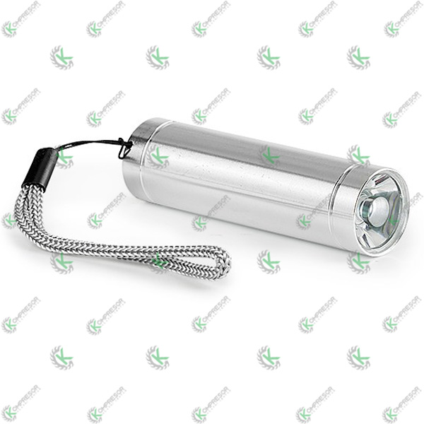 Baterijska lampa TOBY-srebrna