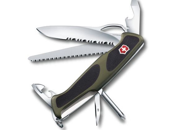 Victorinox preklopni nož Ranger Grip 78 olive/black 09663.MWC4