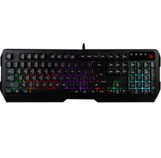 A4 Tech A4-Q135 Bloody illuminate gejmerska tastatura, NEON Light, US-LAYOUT, black, USB