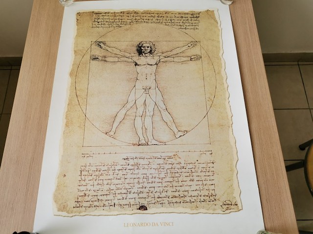 Leonardo Da Vinci – Vitruvian Man (licno preuzimanje)