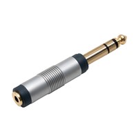 ADAPTER AUDIO 3,5 stereo/Ž - 6,3 stereo METAL