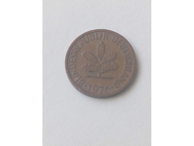 1 Pfennig F 1976.g - Nemačka -