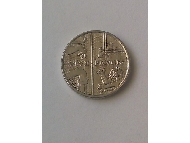 Five Pence 2012.g - Engleska -