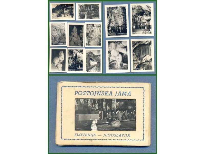 Foto Set 12 Turističkih Slika,Postojnska Jama,Slovenija
