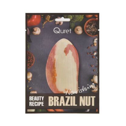 Hranljiva korejska sheet maska QURET Beauty Recipe Brazilski orah 25g