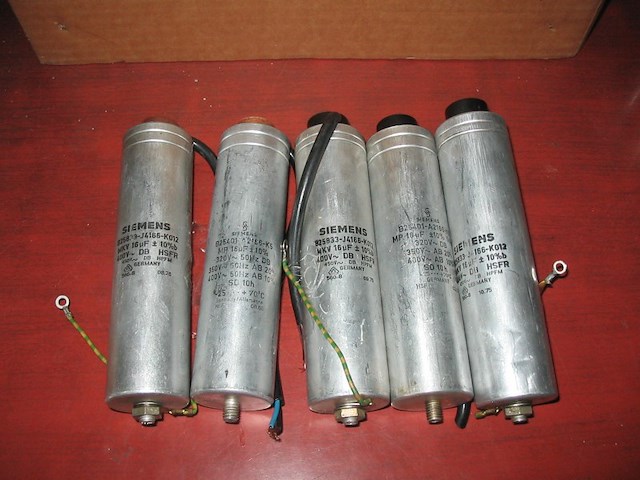 Siemens kondenzatori 16uF  400v