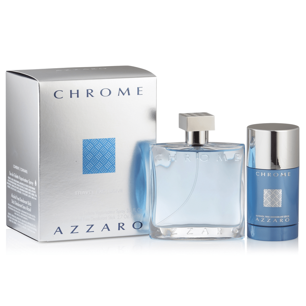 AZZARO CHROME 50EDT+150ML DEZODORANS / 50ml / Muški Parfem SET