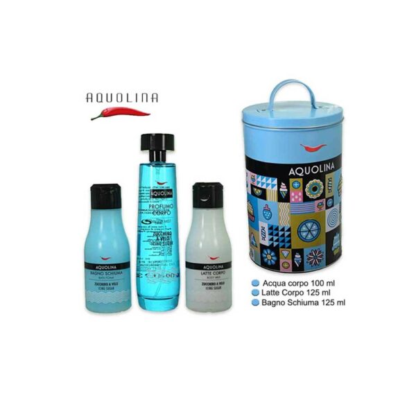 AQUOLINA ZUCCHERO AVELO ACQUA 100EDT+125BL+125SG / 100ml / Ženski