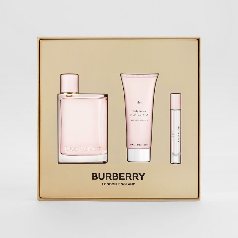 BURBERRY BURBERRY HER 100 EDP+75BL+MINI EDP/ 110ml / Ženski