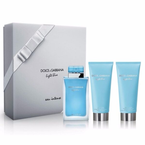 DOLCE&GABBANA LIGHT BLUE INTENSE 100EDP+100SG+100BL / 100ml / Ženski