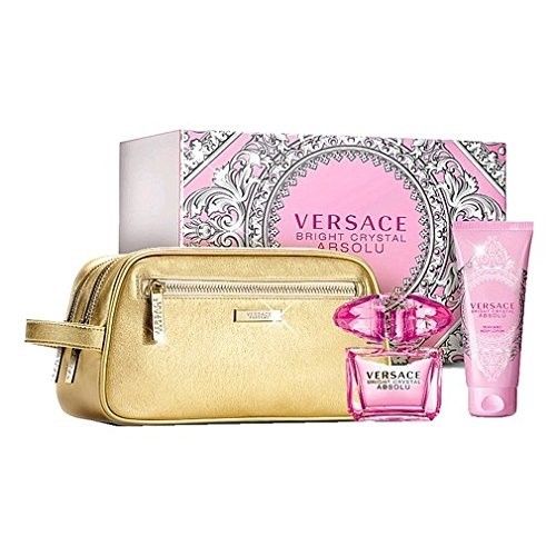 VERSACE BRIGHT CRYSTAL ABSOLU 90EDP+100BL+LUX NESESER / 90ml / Ženski