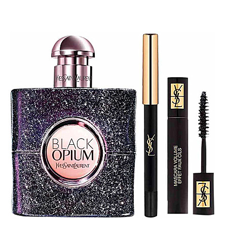 Yves Saint Laurent BLACK OPIUM NUIT BLANCHE 50EDP+MASKARA YSL+OLOVKA ZA OCI YSL / 50ml / Ženski