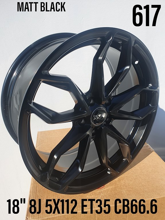 18 alufelne black 5x112/8jota/et35/cb 66,6