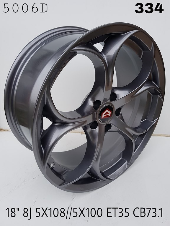 18 alufelne 5x108/8jota/et40/cb 73,1 za c5,ford,landrover