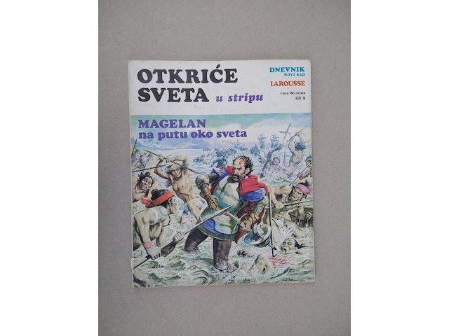 Otkriće sveta u stripu br. 9 Magelan na putu oko sveta