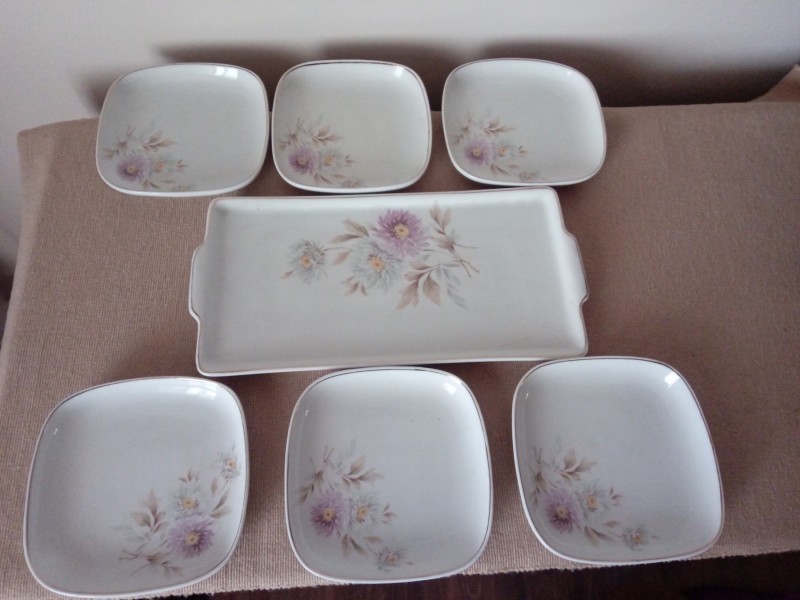 Set za Kolače Steatita Schmidt od Porcelana iz 1980-ih