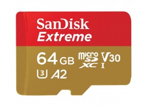 SanDisk Micro SDXC 64GB Extreme 160MB/s bez adaptera