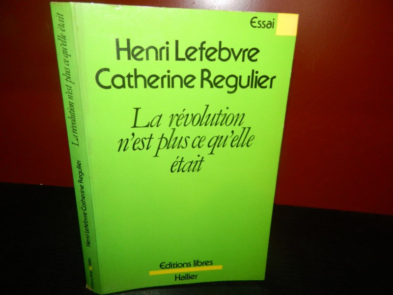 Revolucija, Henri Lefebvre (Anri Lefevr) FRANC. JEZIK