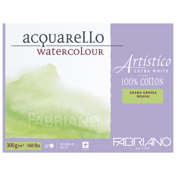 Slikarski Blok Watercolour Artistico Extra 23×30,5cm 20L 300g Fabriano