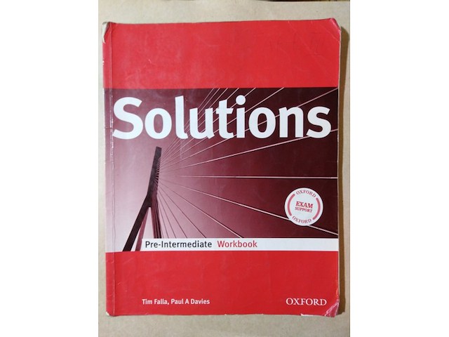 Engleski za 1 Solutions Pre-Intermediate, Workbook