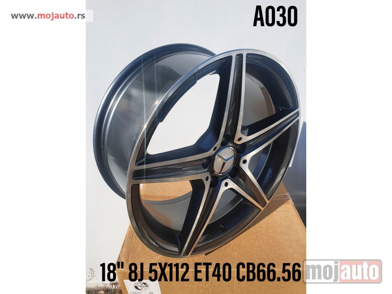 18 mercedes alufelne 2 modela 5x112/8jota/et40,43/cb 66,6.